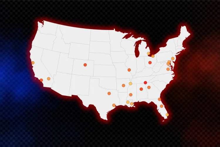 Map Reveals America’s Most Dangerous Cities - Newsweek