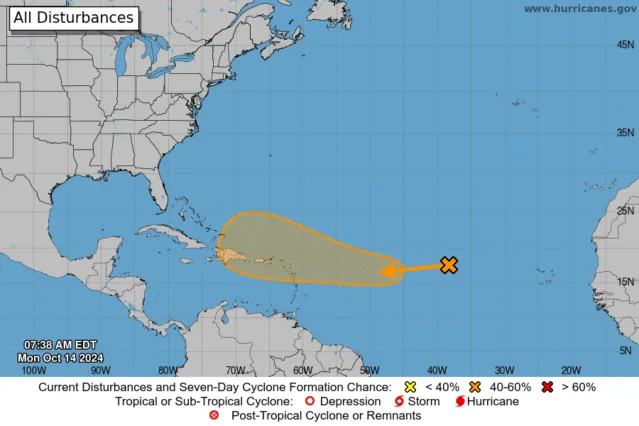 Potential Tropical Storm Nadine Brewing in Atlantic - Newsweek