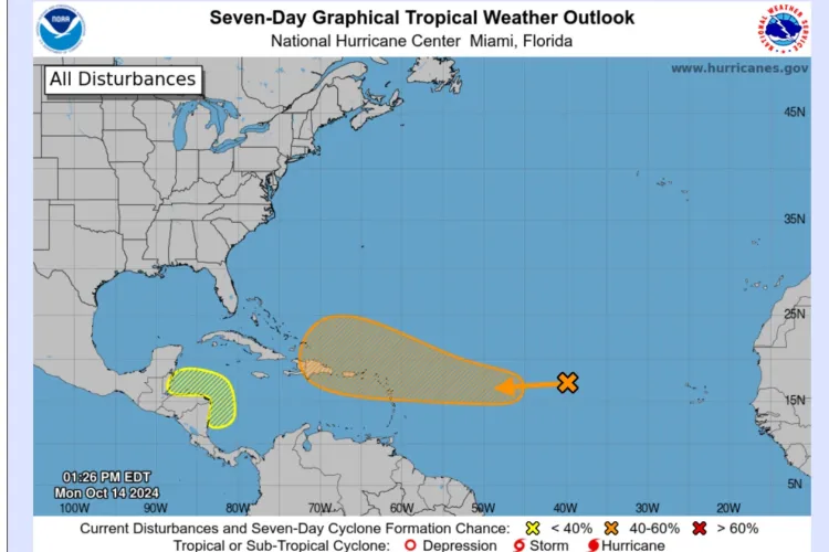Potential Tropical Storm Nadine Update as Chances of Formation Get ...