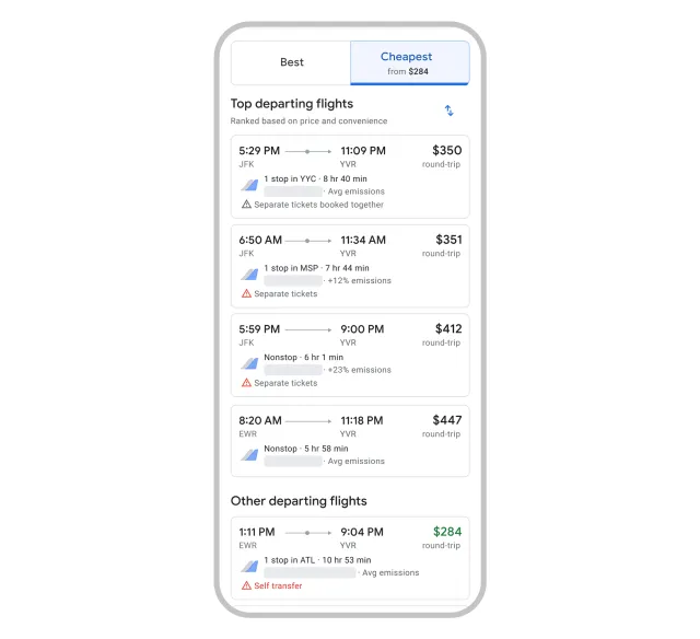 Google Flights Launches Feature To Help You Find ‘Cheapest’ Airfares ...