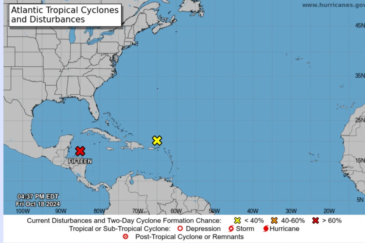 National Hurricane Center Issues Warning on Potential Tropical Storm ...