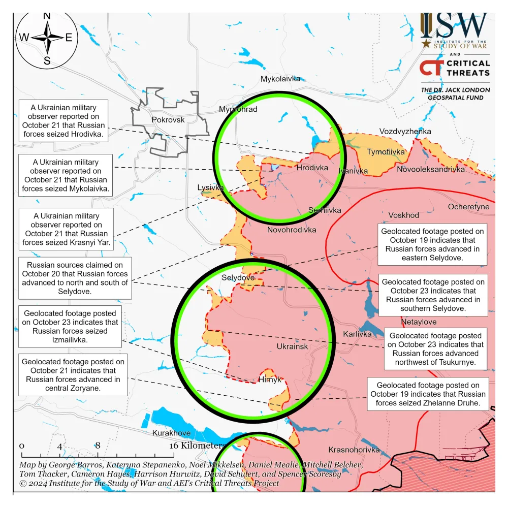 Ukraine War Map Reveals Significant Russian Gains in Frontline Town ...
