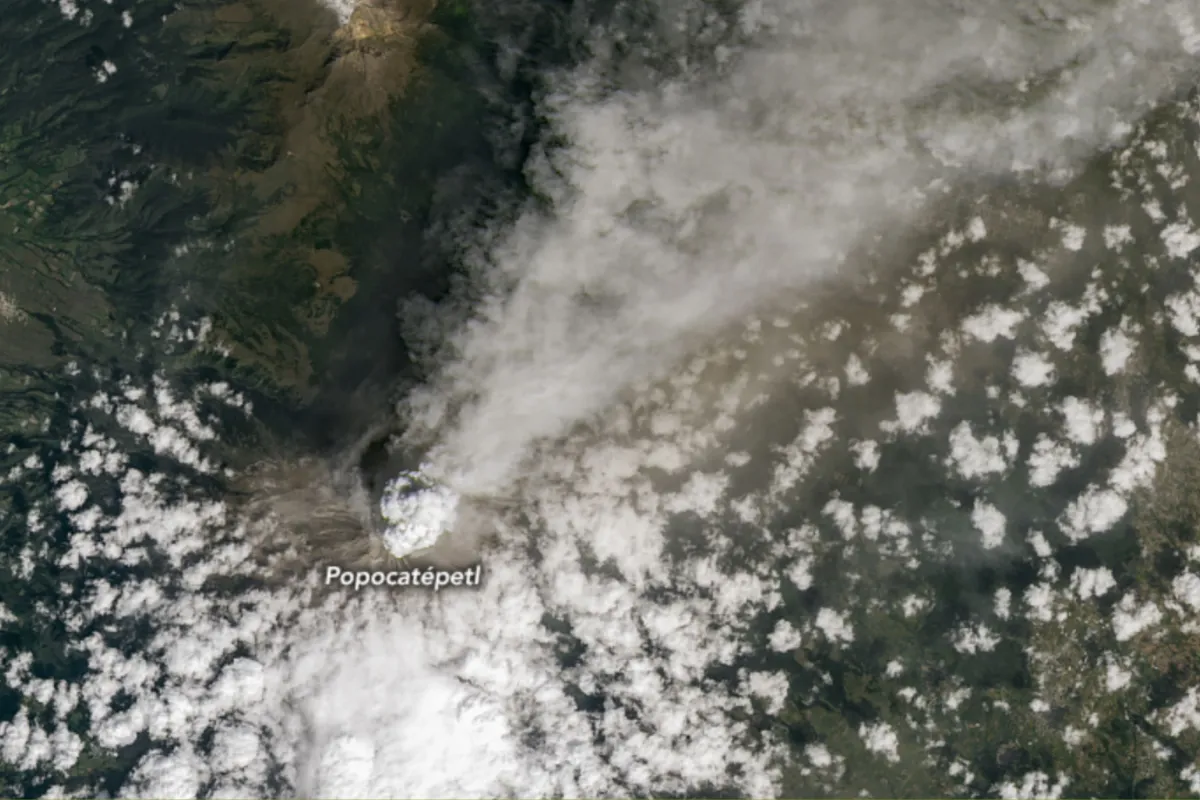 NASA Image Captures Volcanic Eruption That Grounded Flights - Newsweek