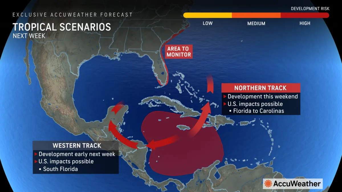 Map Shows Where Potential Tropical Storm Patty Could Hit - Newsweek