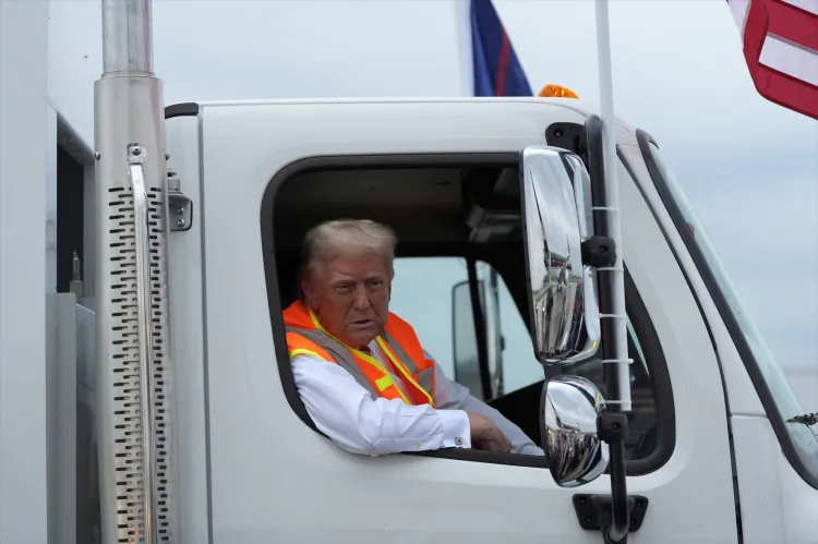 Trump Rides Garbage Truck to Hammer Biden as Harris Scrambles to Clean ...