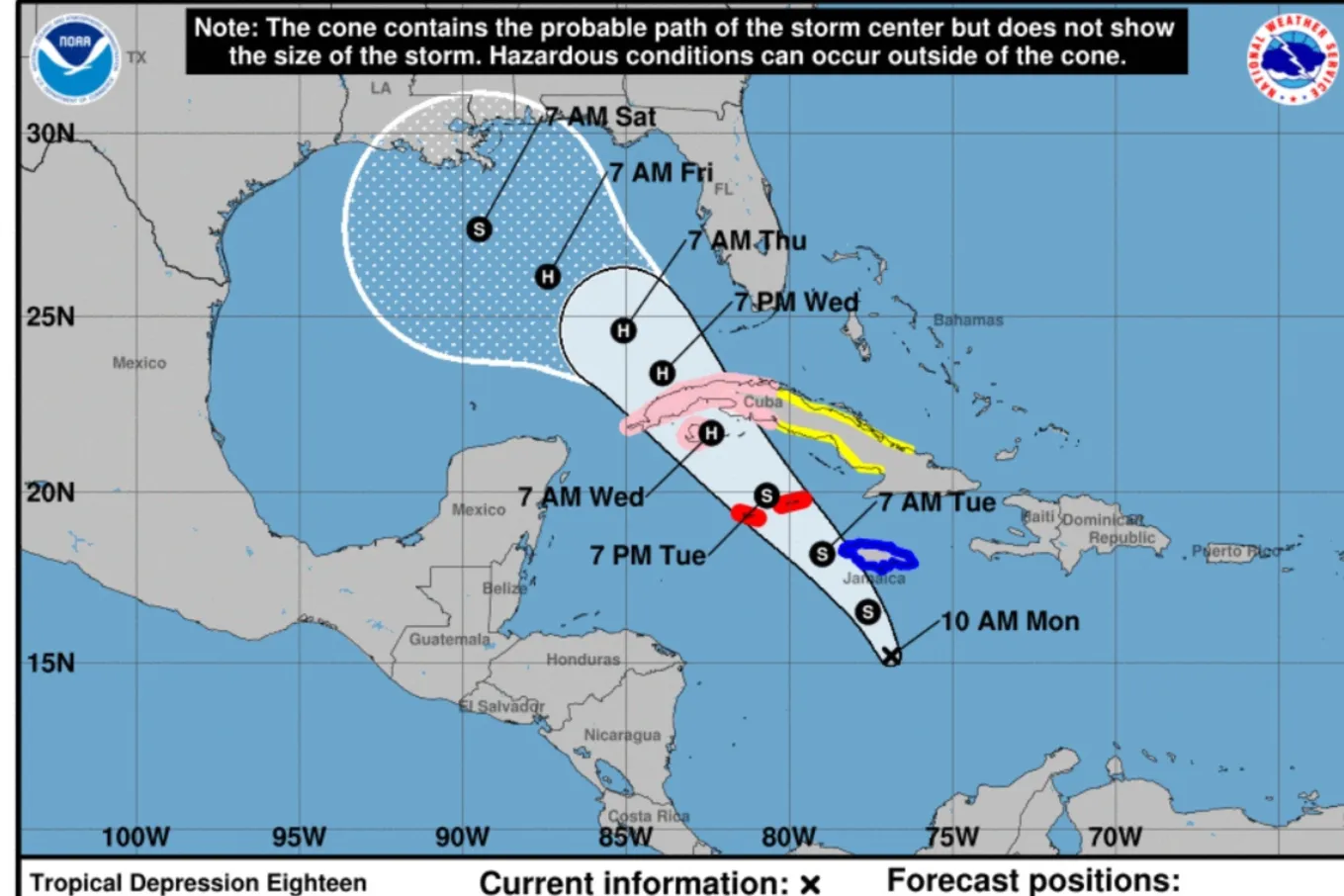 Potential Tropical Storm Rafael’s Path Could Be a Historic First - Newsweek
