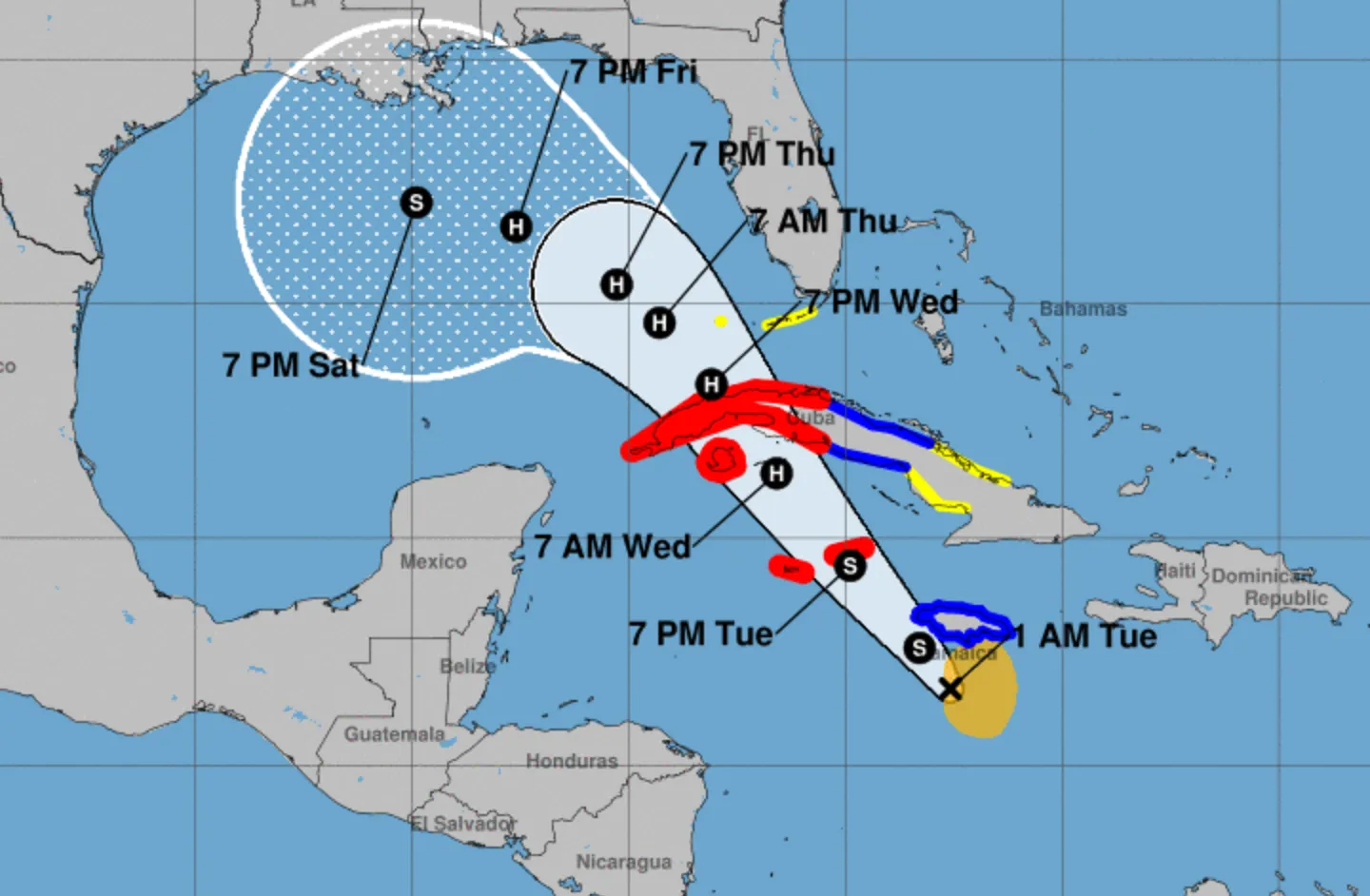 Tropical Storm Rafael Path Update and Tracker - Newsweek