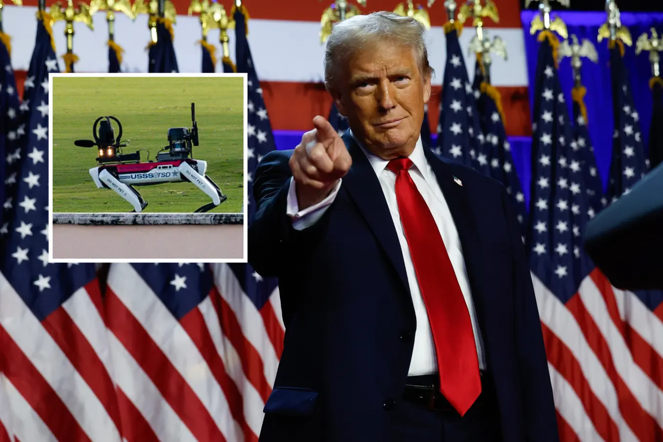 Robot Dogs Deployed to Guard Donald Trump After Assassination Plots ...