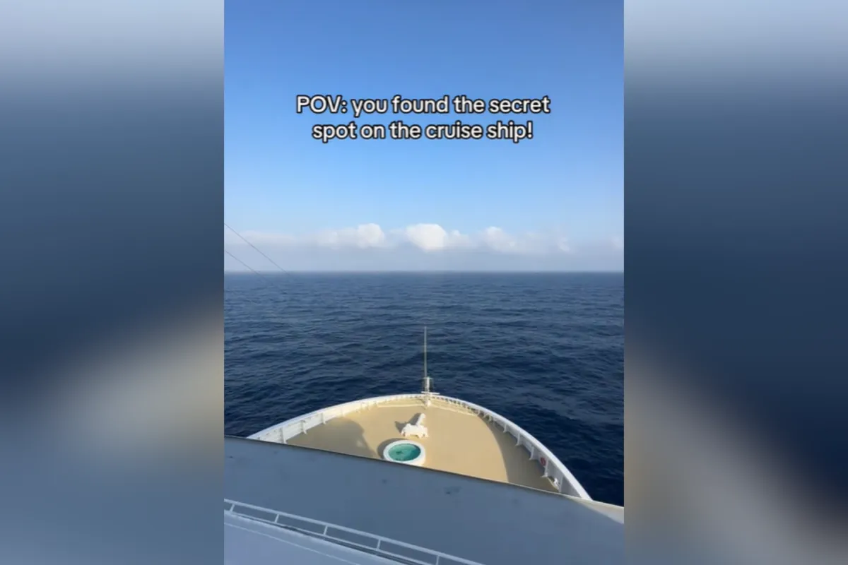 Passenger Reveals Cruise Ship’s ‘Secret Spot’ With Breathtaking View ...