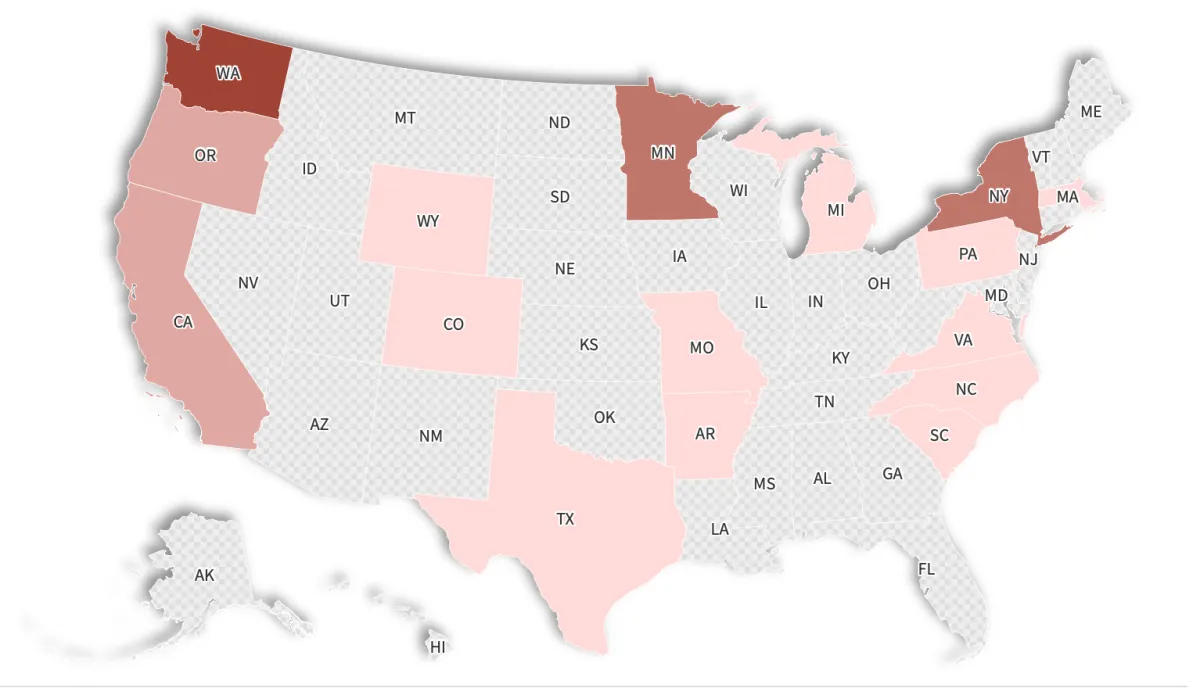 Carrot Recall Map Shows All States Impacted by Deadly E. Coli Outbreak ...