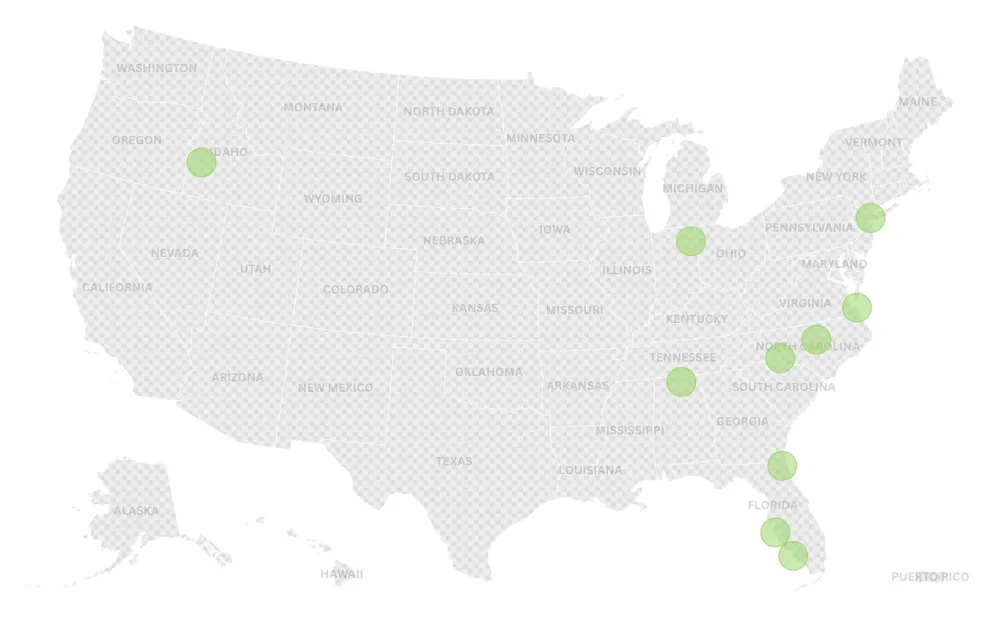 Map Shows 10 Best US Spots To Retire in 2025 - Newsweek