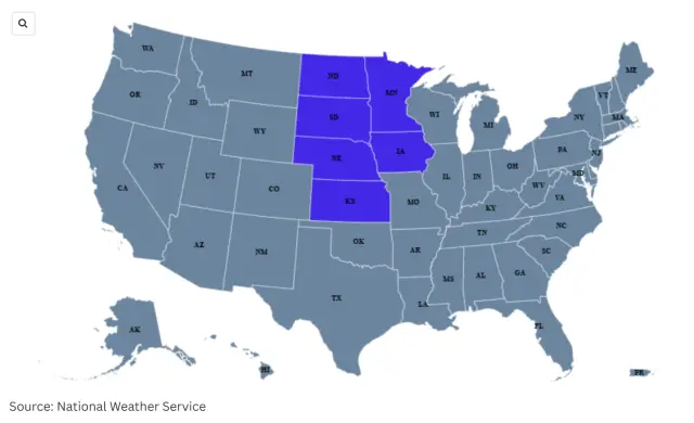 Thanksgiving Freeze: Map Shows Where Temperatures Could Fall 10 Below ...