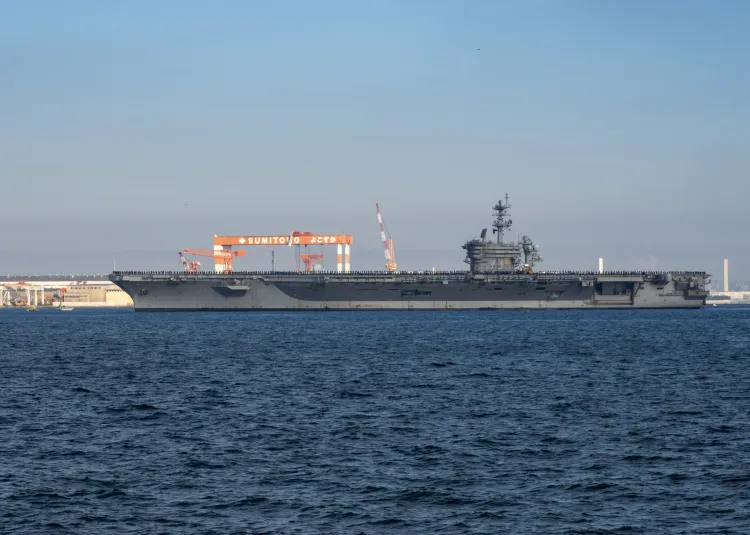 US Aircraft Carrier Returns to Allied Naval Base Near China Seas - Newsweek