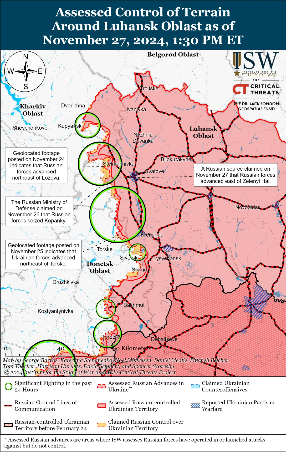 Ukraine War Maps Reveal Russian Advances Across Front Line - Newsweek
