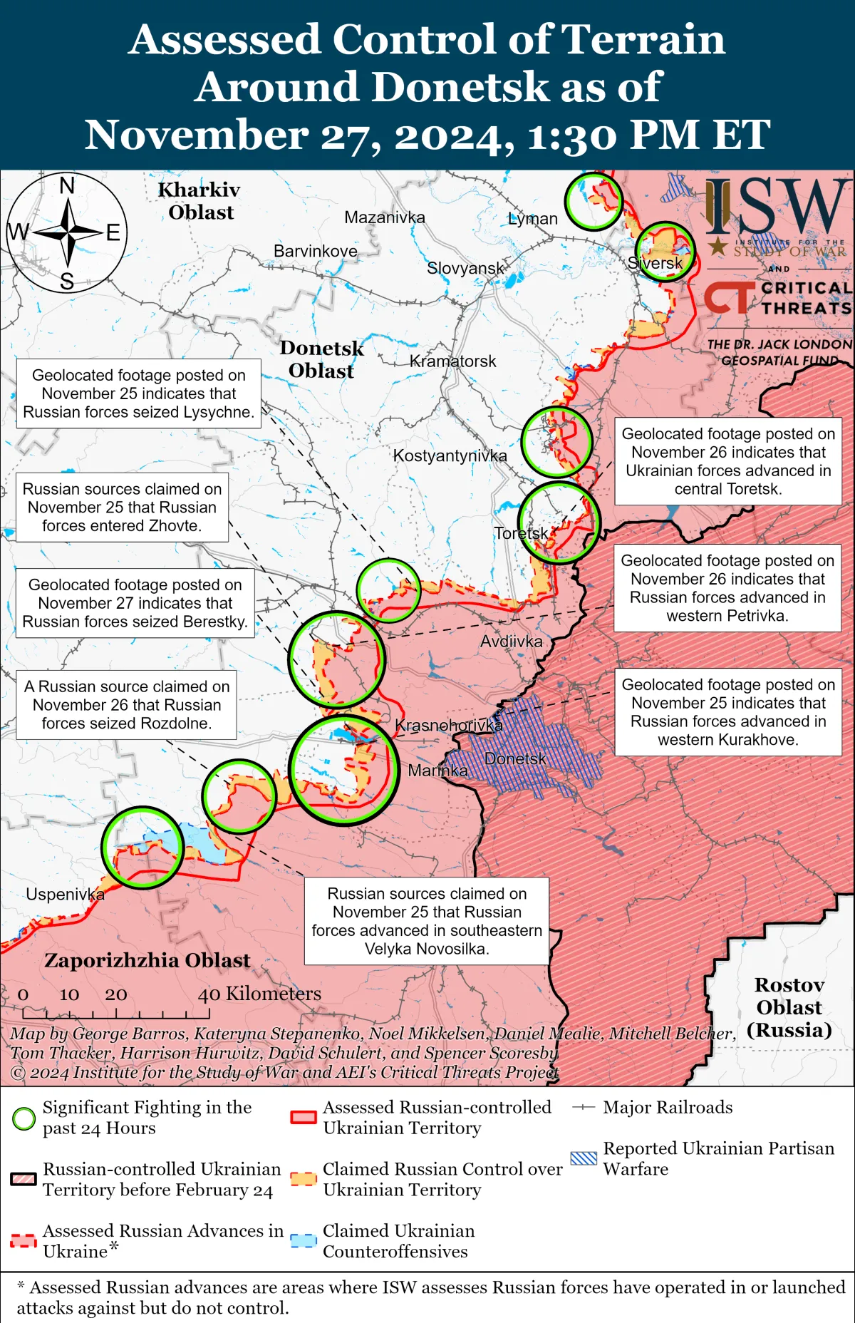 Ukraine War Maps Reveal Russian Advances Across Front Line - Newsweek