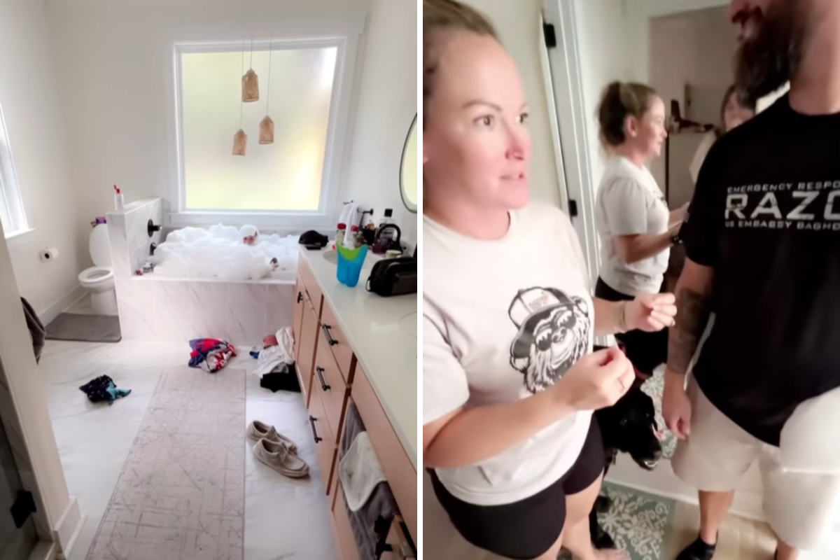 Mom Walks In on Young Son in Bathtub, Unprepared for What She Finds ...