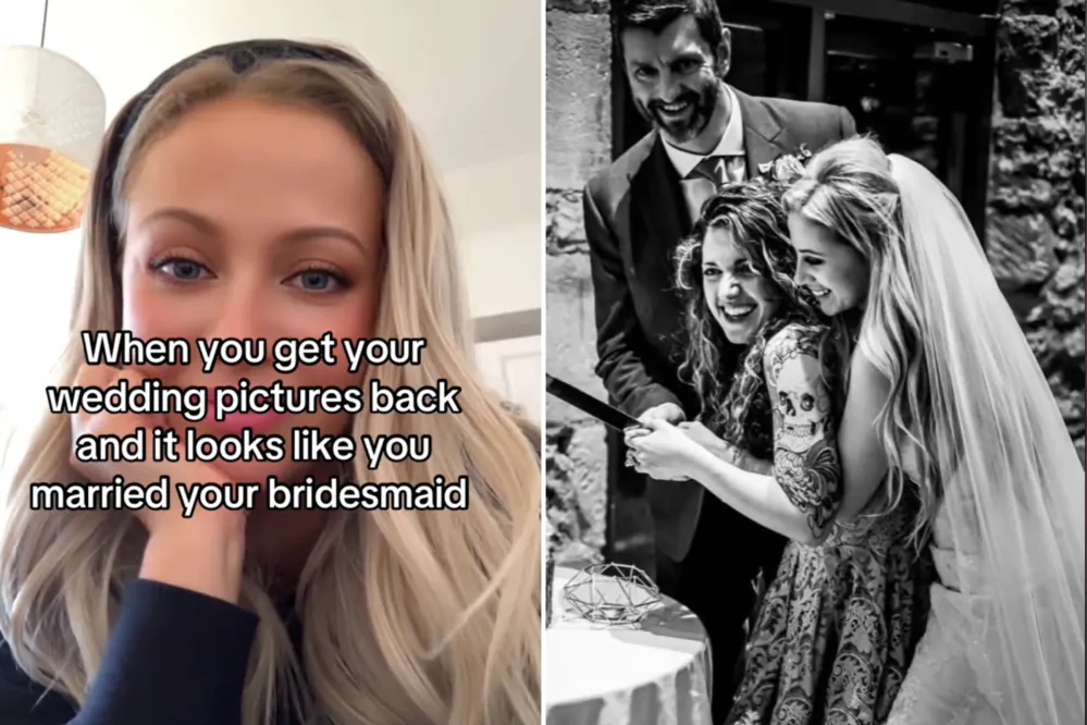 Bride Looks Back Through Wedding Photos, Unprepared for What She Sees ...
