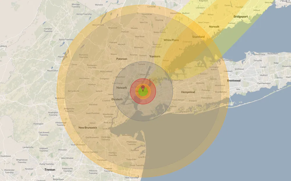 Nuclear Bomb Map Shows How US, Russian, North Korean Weapons Compare ...