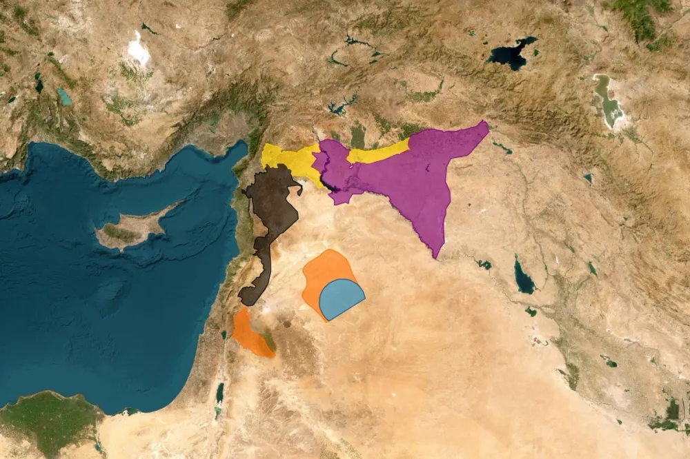 Syria War Map Shows Who Controls Country’s Regions - Newsweek