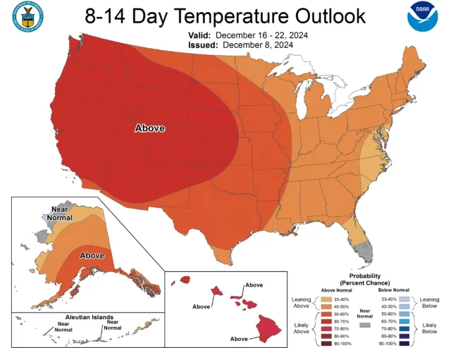 Maps Show Christmas Week Weather Predictions Across US - Newsweek