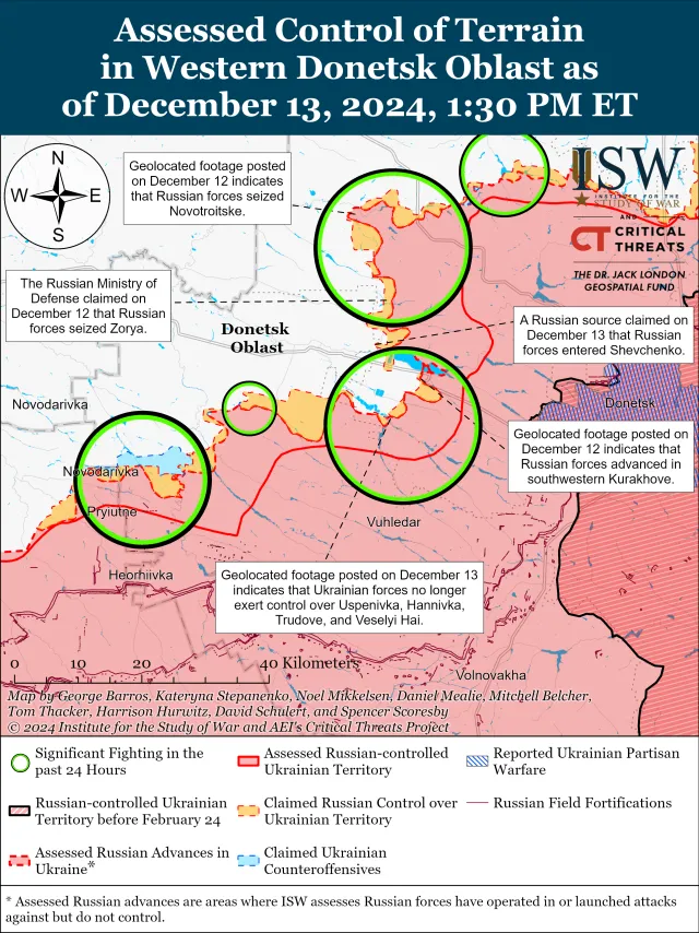 War Map Reveals Russian Advances As Ukraine’s Fortifications Destroyed ...