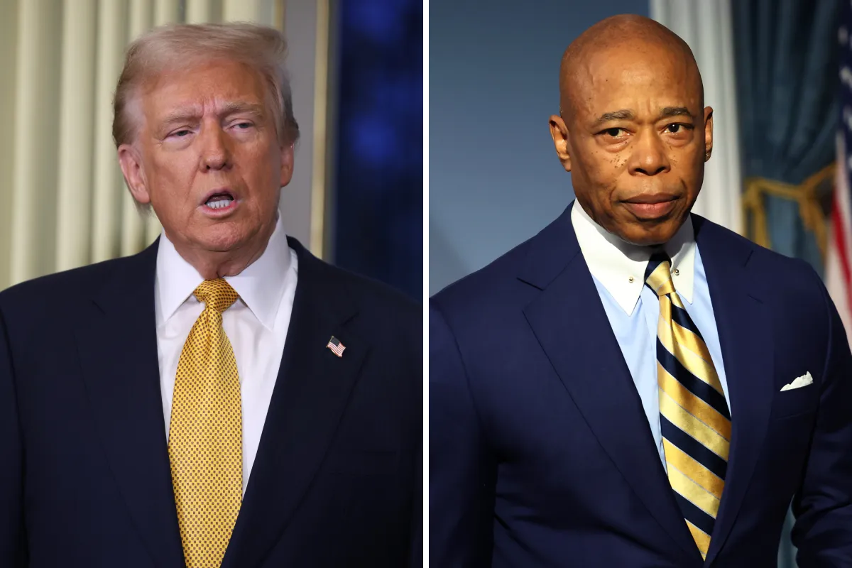 Donald Trump Says He’ll ‘Look At’ Pardon for NYC Mayor Eric Adams ...