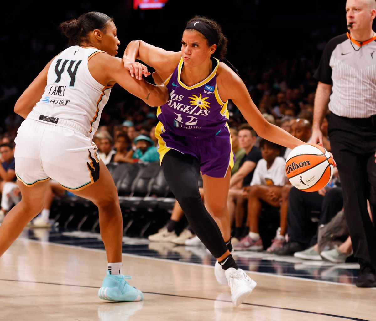 Los Angeles Sparks’ Rae Burrell talks Unrivaled and the Perfect Outfit ...