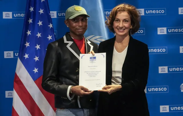 Pharrell Williams Named UNESCO Goodwill Ambassador - Newsweek