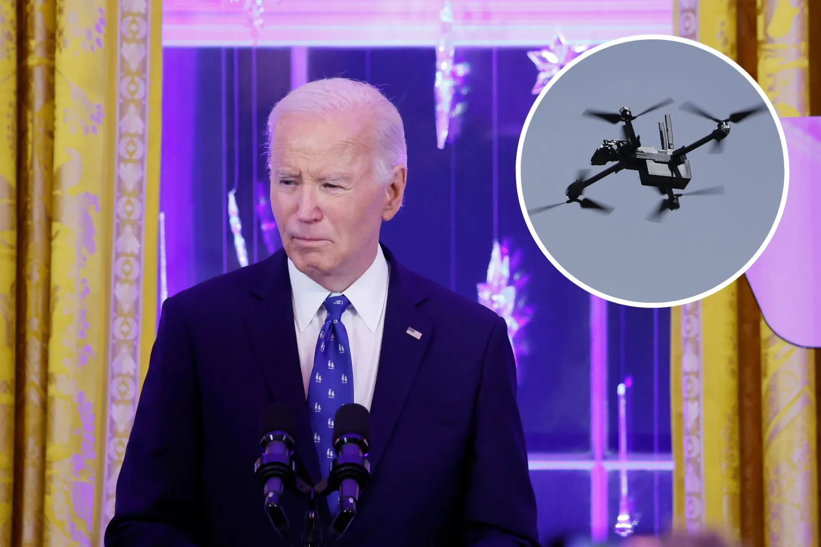 Joe Biden Breaks Silence on Mystery Drones - Newsweek