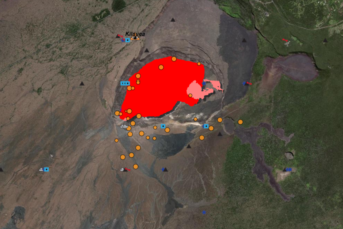 Hawaii Volcano Update—Kilauea Eruption Map as Lava Fountains Reach 260 ...