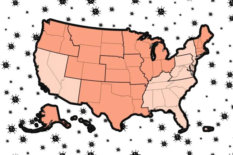 COVID Map Reveals Latest Data on US Cases - Newsweek