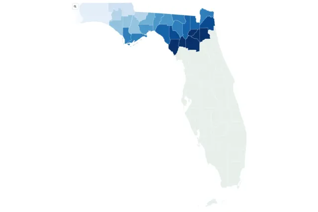 Florida Map Shows Counties Set to Freeze When Polar Vortex Hits - Newsweek