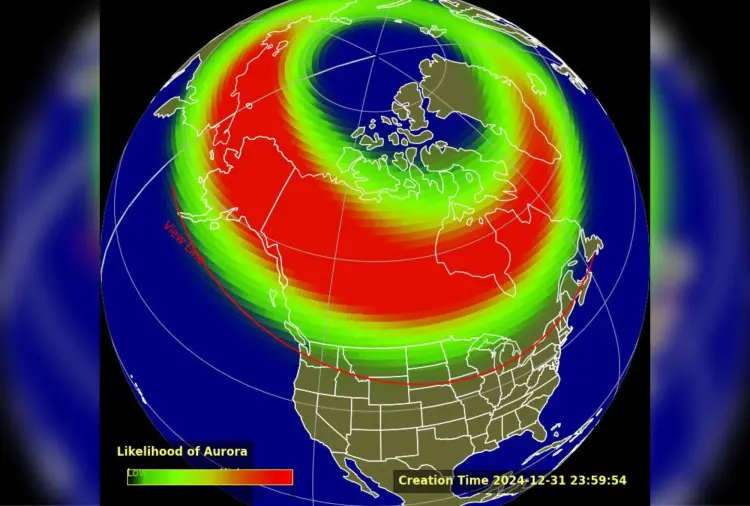 Map Shows Visibility of Northern Lights Due To Appear Soon - Newsweek