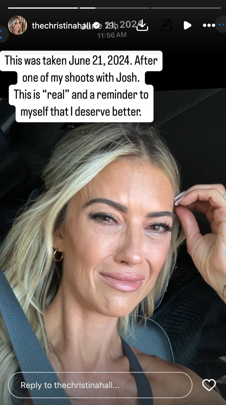 Christina Haack Posts Crying Selfie Amid Major Drama With Estranged ...