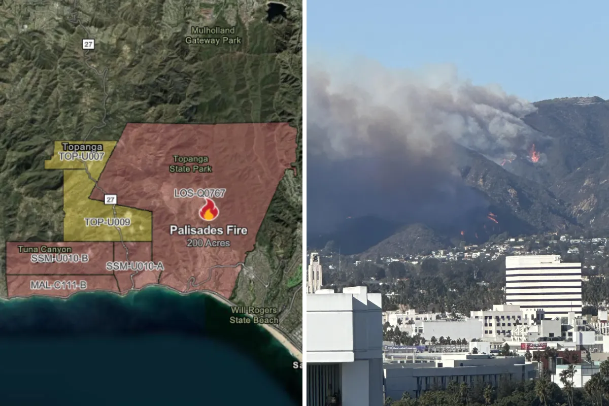 Widespread Evacuations Ordered for Pacific Palisades Fire as Flames ...