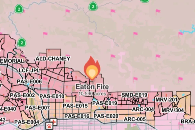 California Fire Evacuation Map, Update As LA Residents Ordered to Flee ...
