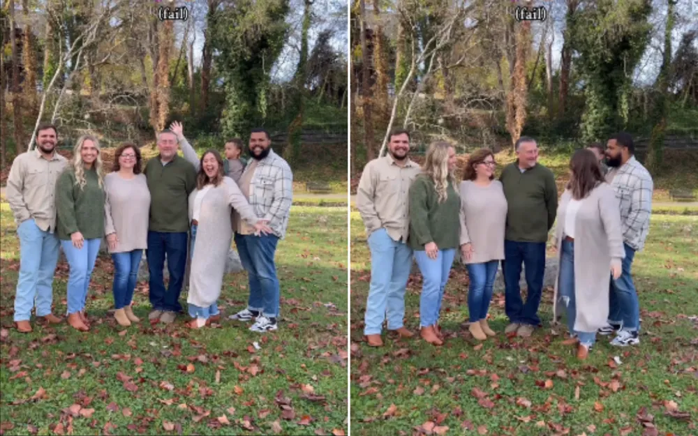 Woman Reveals Pregnancy at Family Photo Shoot, Unprepared ‘Cringe ...