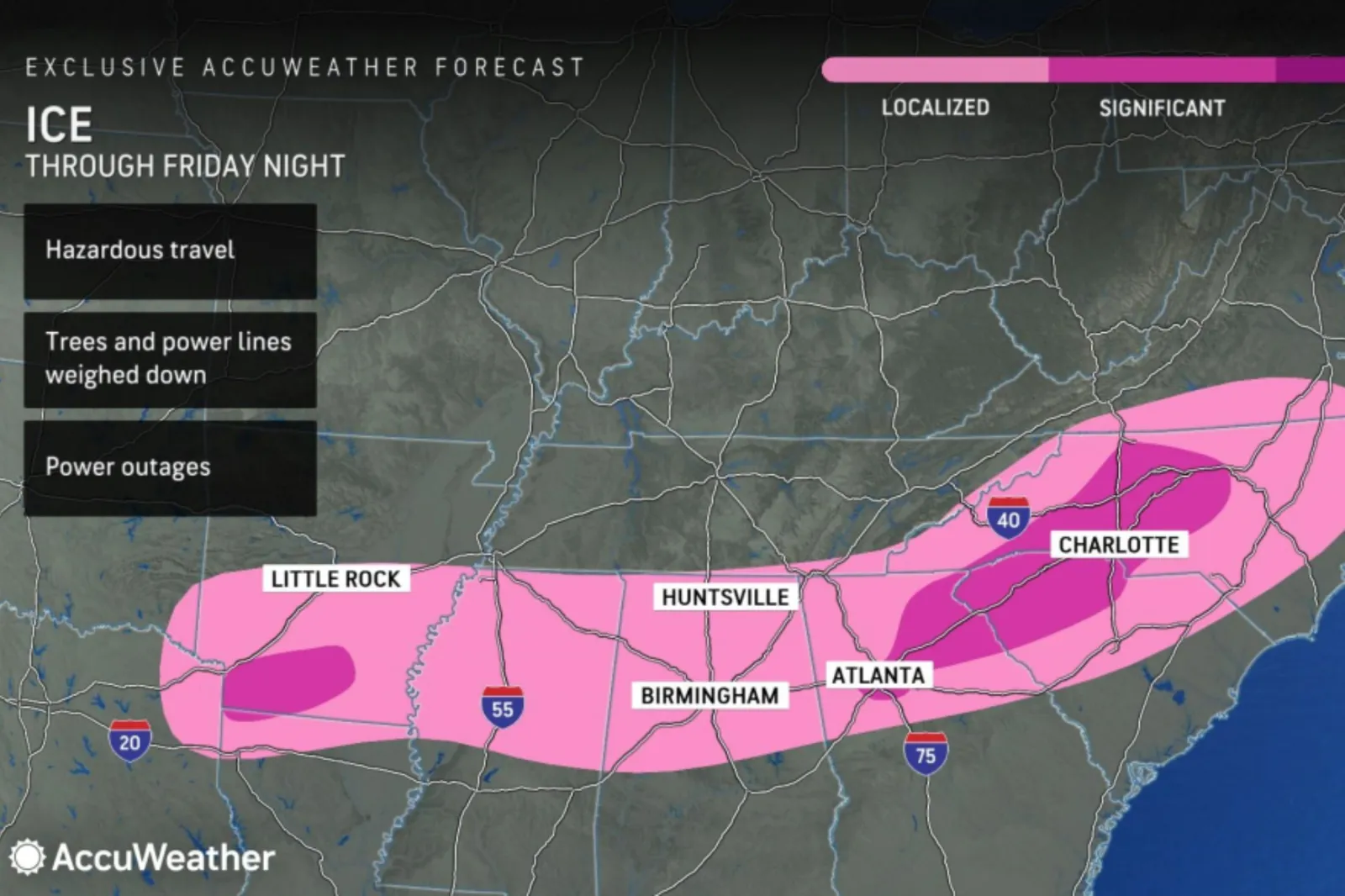 Map Shows States Forecast to See Snow Tonight - Newsweek