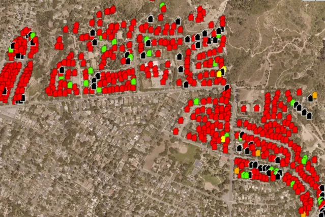 Satellite Map Shows Homes Completely Destroyed by LA Fire - Newsweek