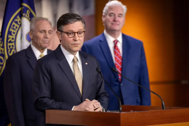 Republicans Push Back On Mike Johnson’s California Aid Remark - Newsweek