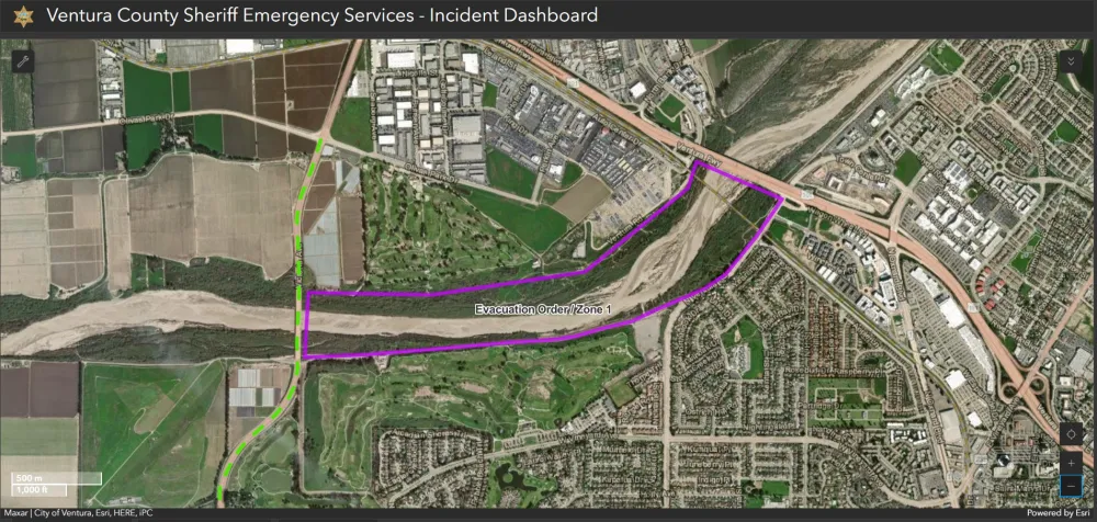 Ventura County Fire: Map Reveals Evacuation Zones - Newsweek