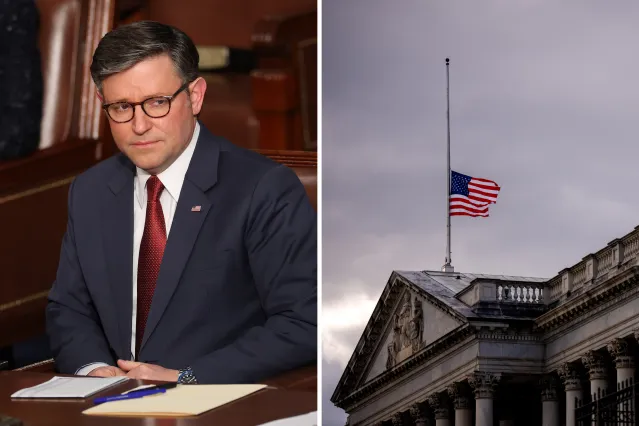 Mike Johnson Gives Update on Capitol Flags for Donald Trump ...