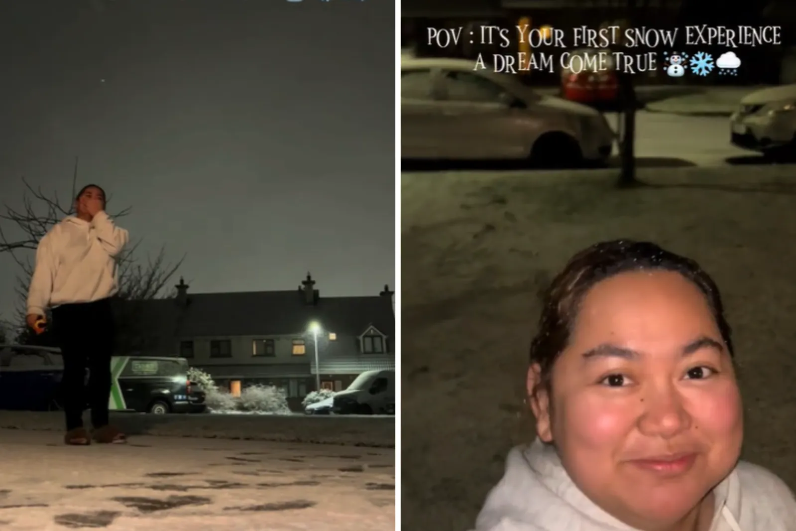 Woman From Tropical Country Starts ‘Ugly Crying’ at First Sight of Snow ...