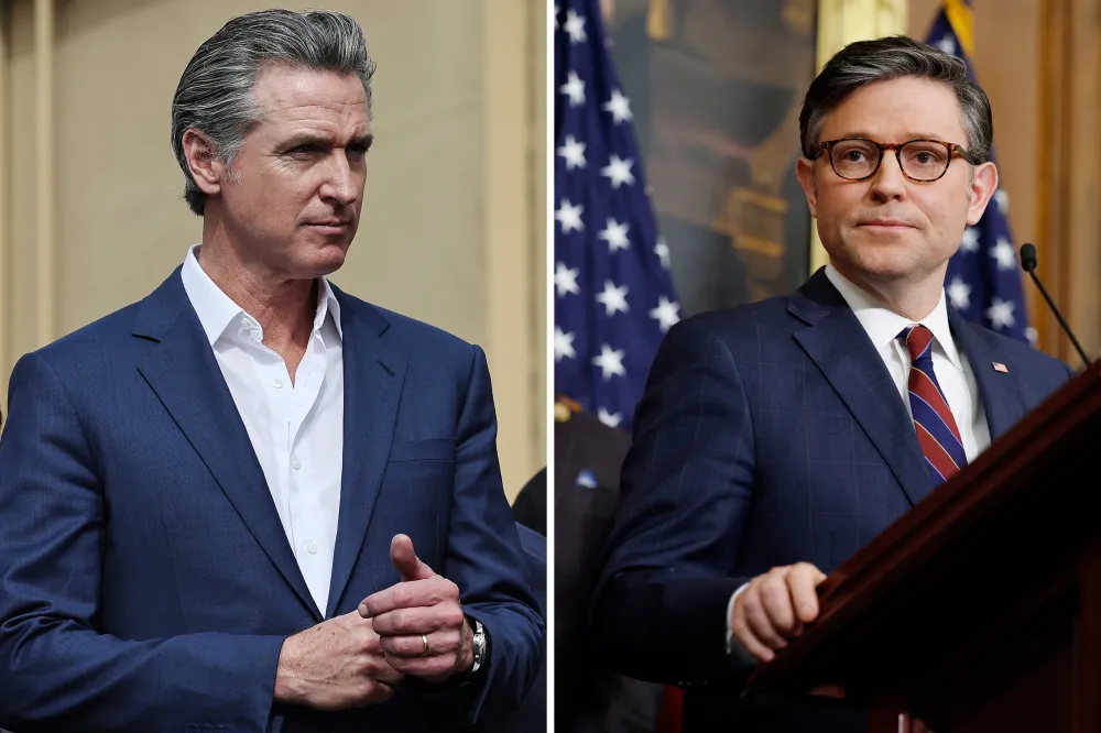 Mike Johnson Rips Gavin Newsom’s ‘Clap Back’ Video as Tensions Grow ...