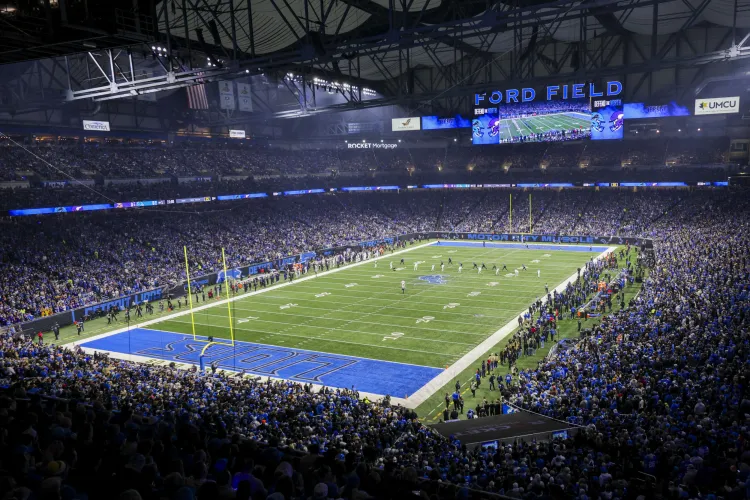 Lions-Commanders Playoff Game: Snow, Rain Weather Forecast for Detroit ...