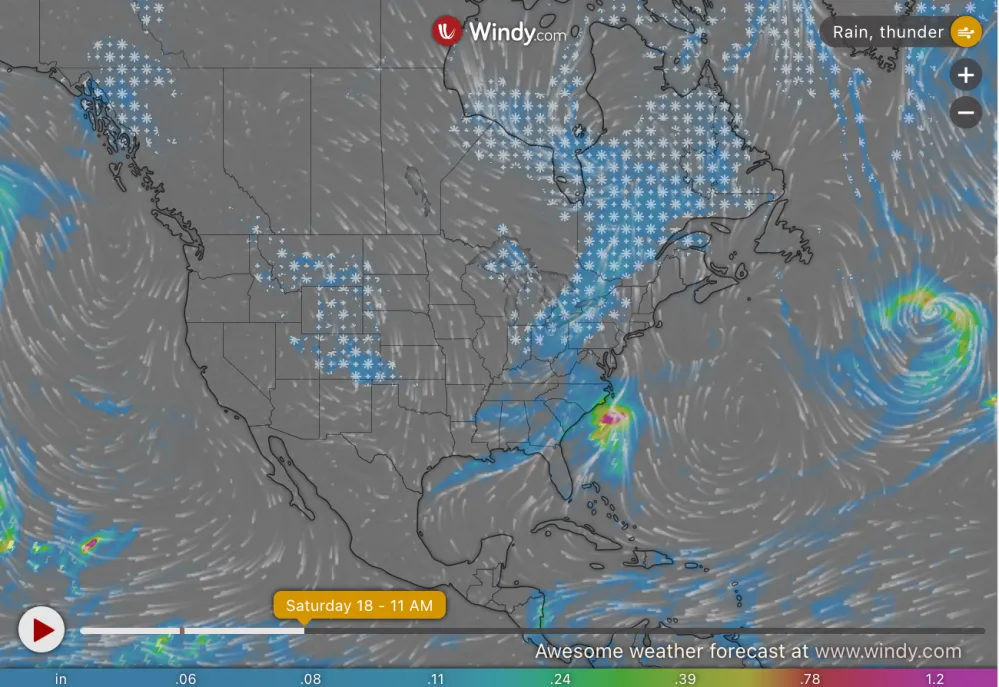 Map Shows Five Cities Getting Rain This Weekend - Newsweek