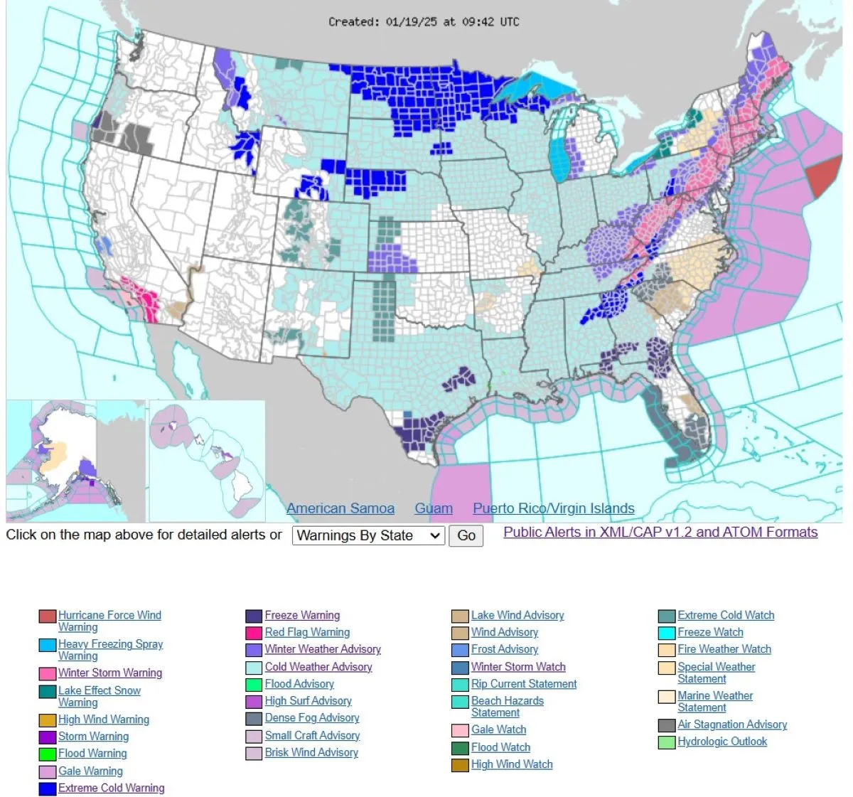 Winter Storm Warning for 12 States Amid ‘Life Threatening’ Cold Snap ...