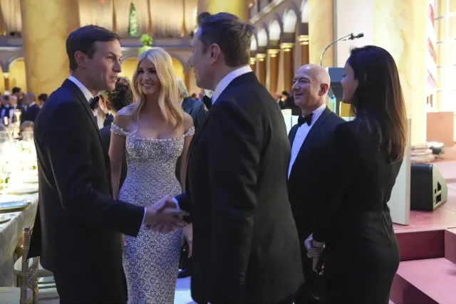 Ivanka Trump Chats to Elon Musk: Trump Inauguration Dinner Photos ...