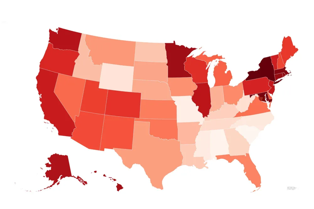 Map Reveals True Cost of Smoking for Each State - Newsweek