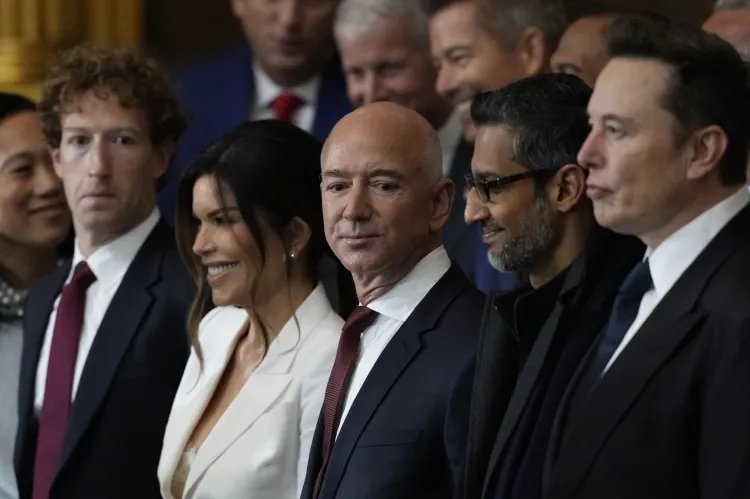 Joe Rogan, Mark Zuckerberg, Jeff Bezos: Tech Titans, Celebs at ...
